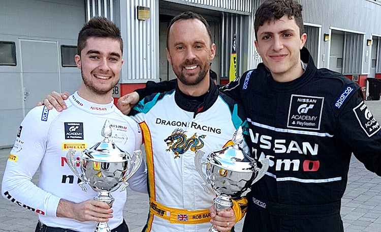 Guindi and Sarazin battle GT Academy mentor in Dubai preparation