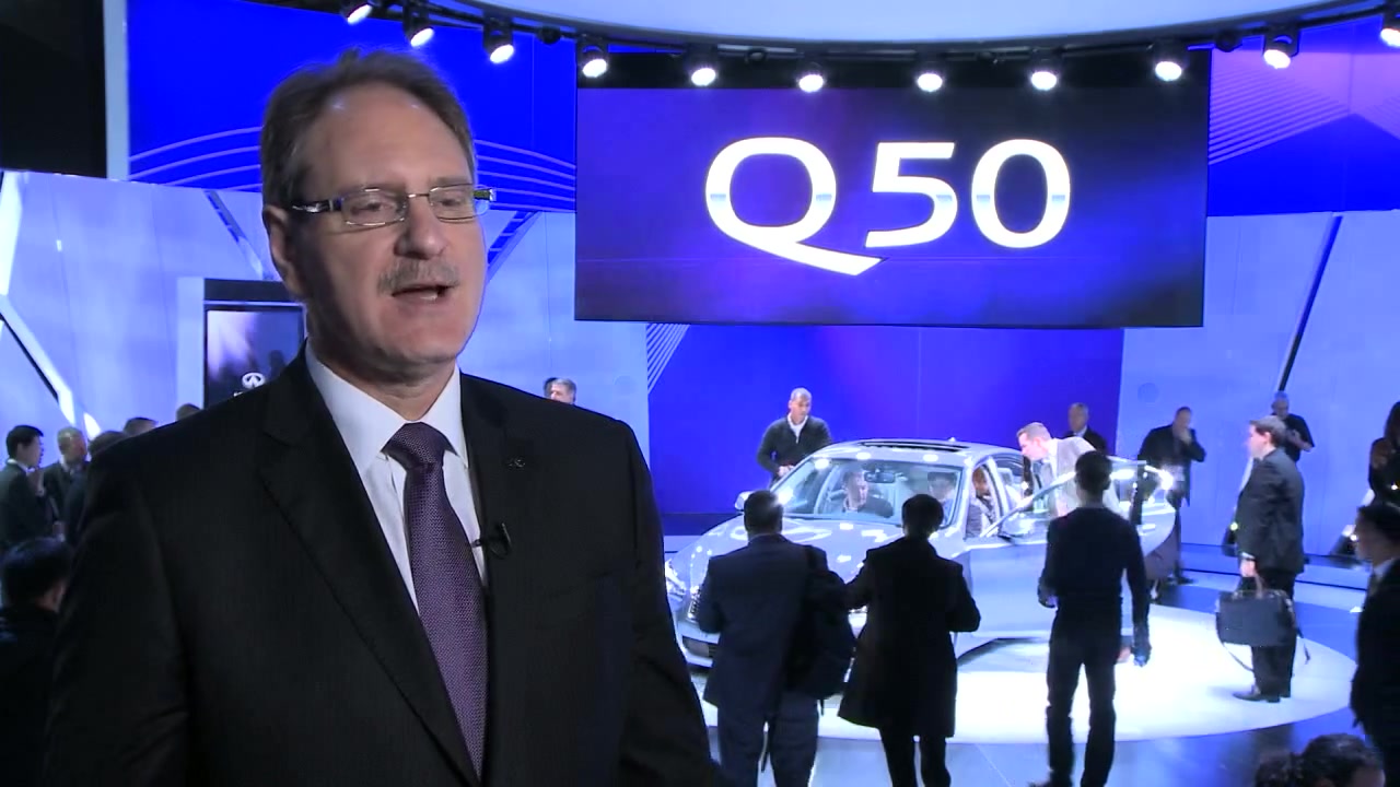Infiniti Debuts Q50 at Detroit Show